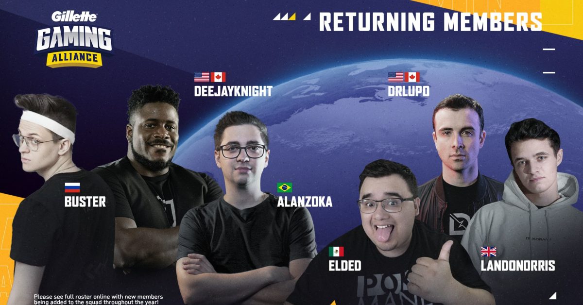Gillette Has Brought Back The Gillette Gaming Alliance