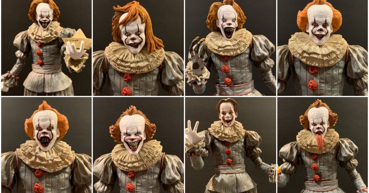 NECA Shows Us The Many Faces Of Pennywise The Dancing Clown