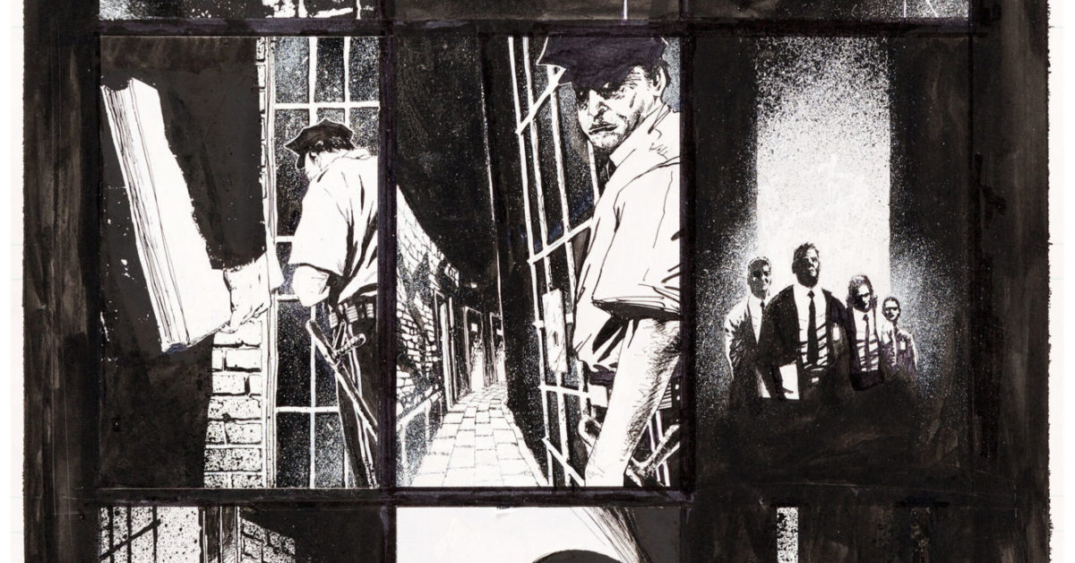 Three Issues' Complete Original Artwork Of Jae Lee Hellshock For Sale