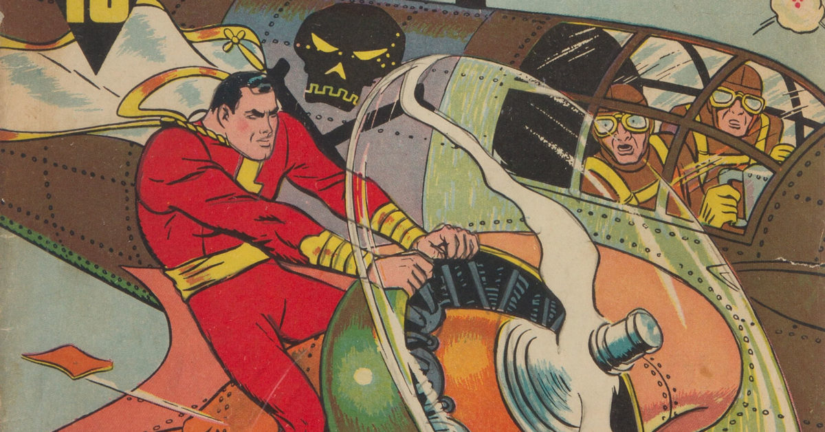 Fawcett's Captain Marvel Goes to War in Early Whiz Comics, at Auction
