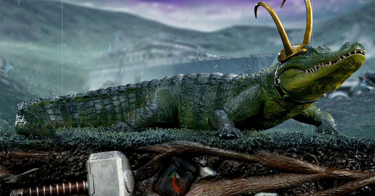 Alligator Loki Gets His Time to Shine with New Iron Studios Statue