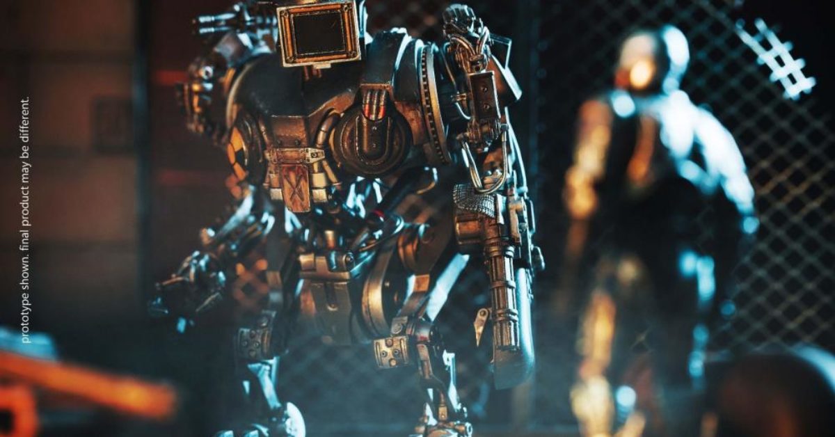 RoboCop 2 Cain Battle Damaged Figure Deploys with Hiya Toys
