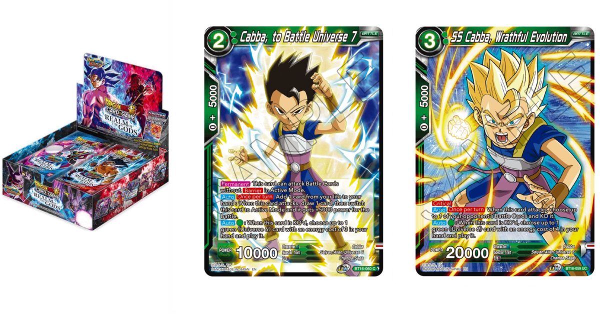 Dragon Ball Super Previews Realm Of The Gods: Super Saiyan Cabba