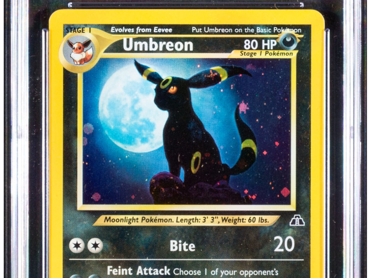 Pokemon Umbreon Card