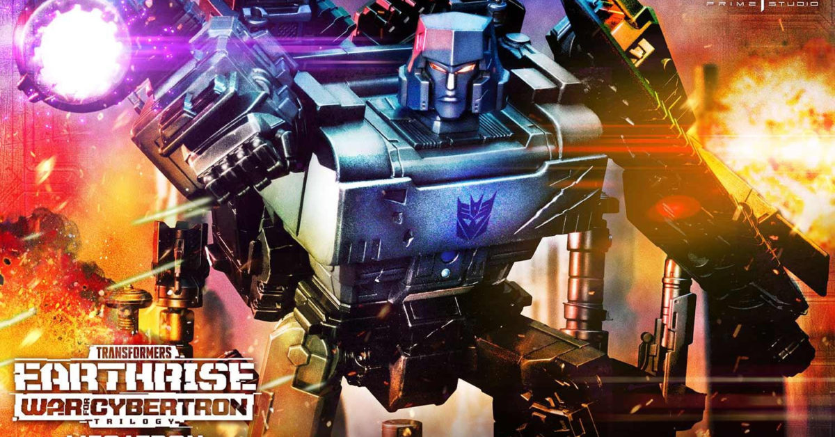 Transformers War for Cybertron Megatron Ultimate Prime 1 Statue Debuts
