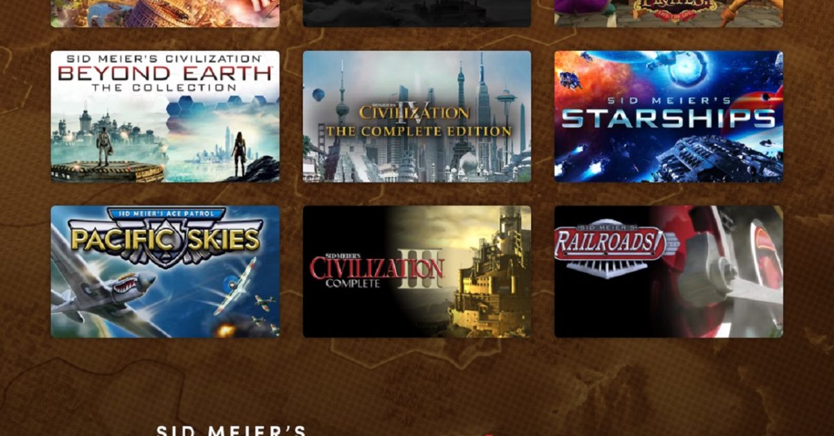 Humble Bundle Offers Up Sid Meier's Ultimate Collection Bundle
