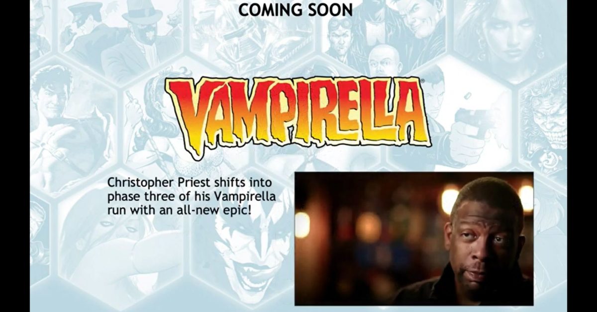 Christopher Priest To Launch Vampirella: Phase Three Epic