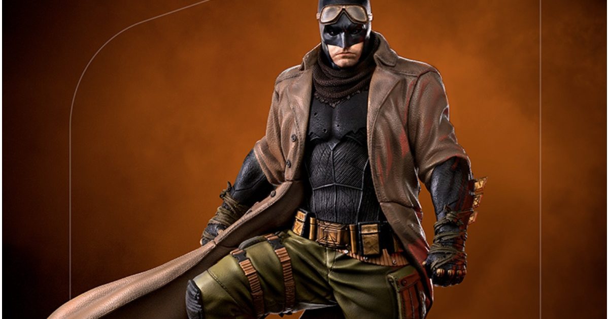The Apocalypse Awaits Knightmare Batman with Iron Studios 1/4 Statue