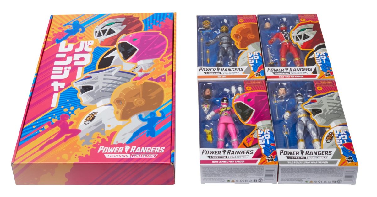 Power Rangers Power Pop Art Variant 4-Pack Arrives from Hasbro