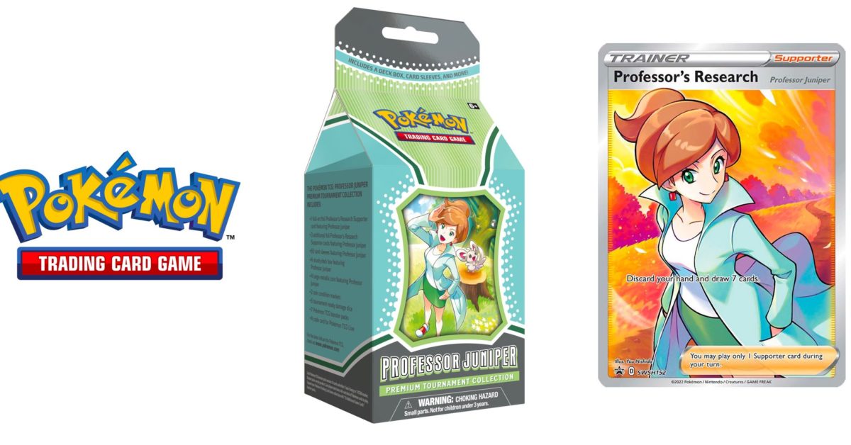 Pokemon Professor Juniper Card