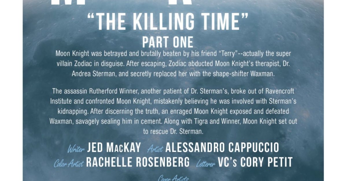 Early Marvel Previews For Moon Knight, Spider-Man 2099, Captain Carter