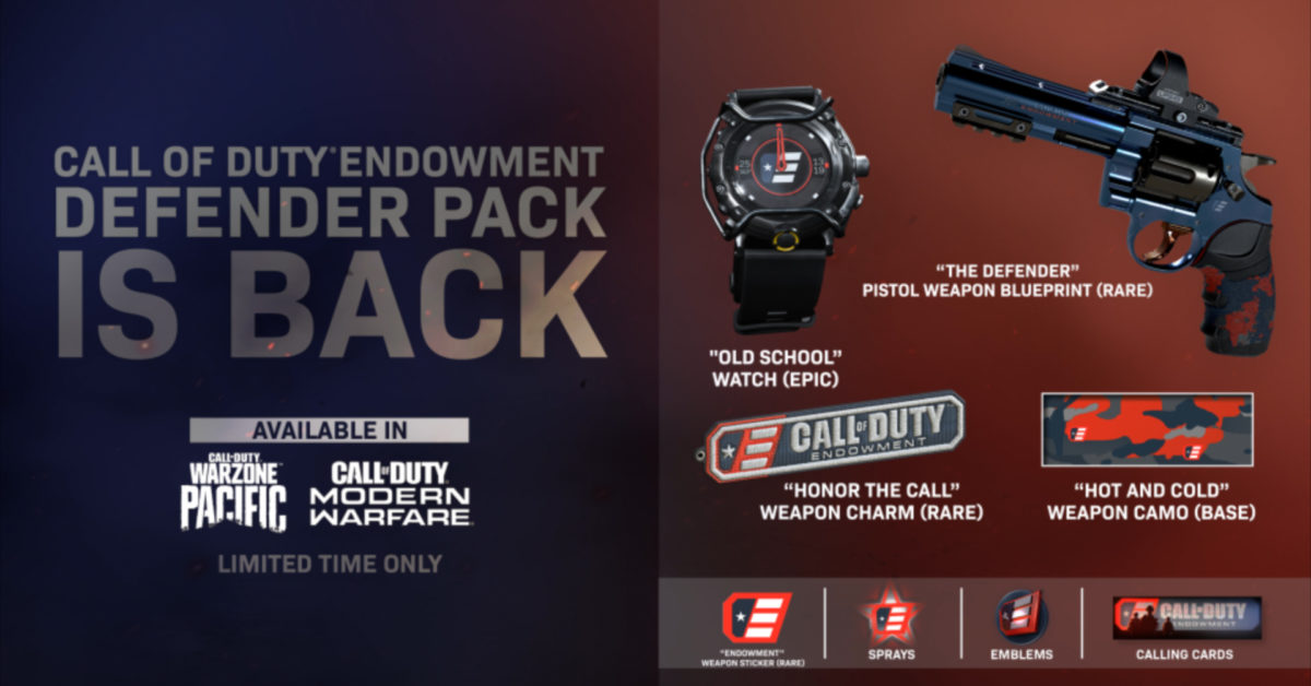Call Of Duty Endowment Celebrates Milestone With Special Pack