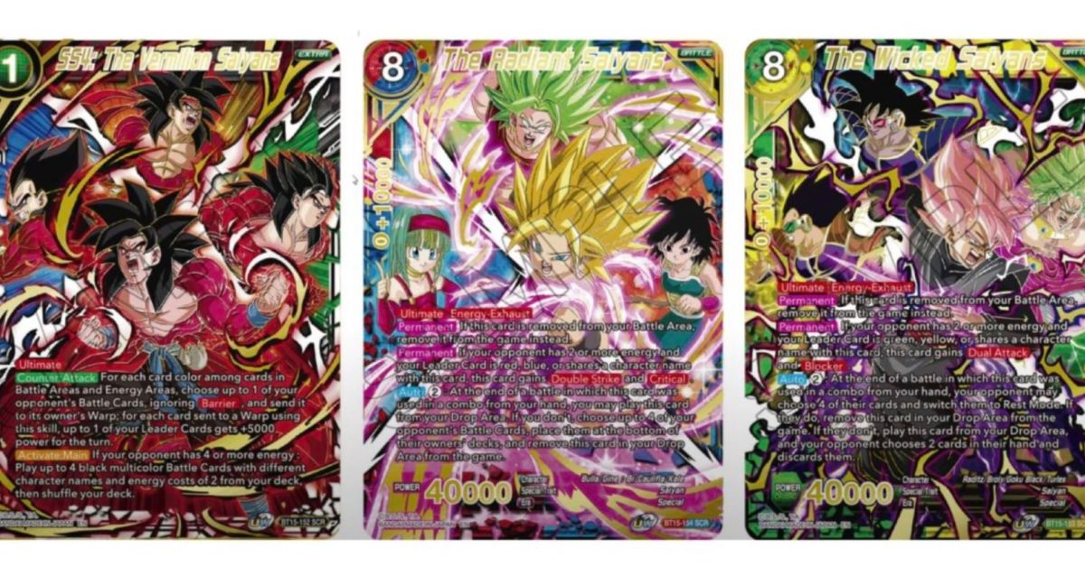 Dragon Ball Super CG Value Watch: Saiyan Showdown In May 2022