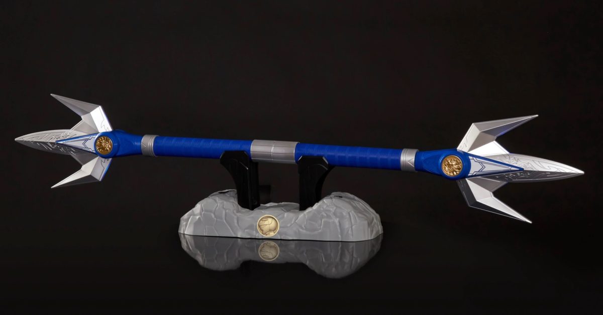 Power Rangers Blue Power Lance Replica Arrives from Hasbro