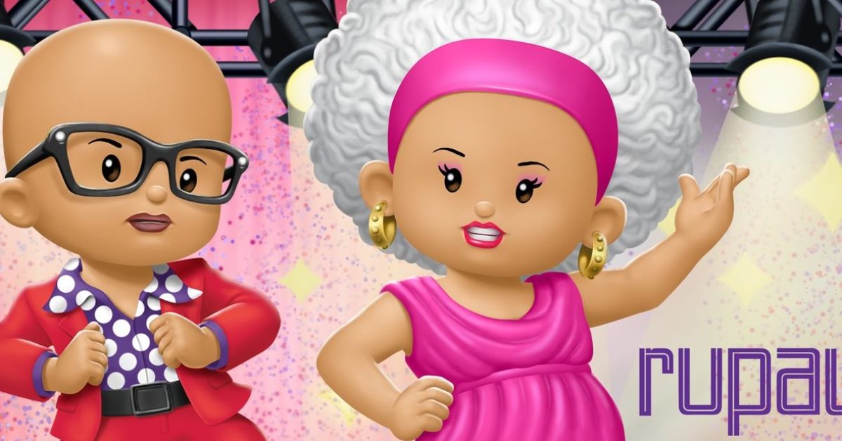 Yasss Queens! Fisher-Price Debuts Ru-Paul The Little People Set