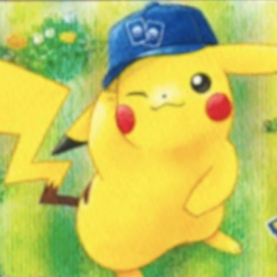 Tae Mustache Pikachu