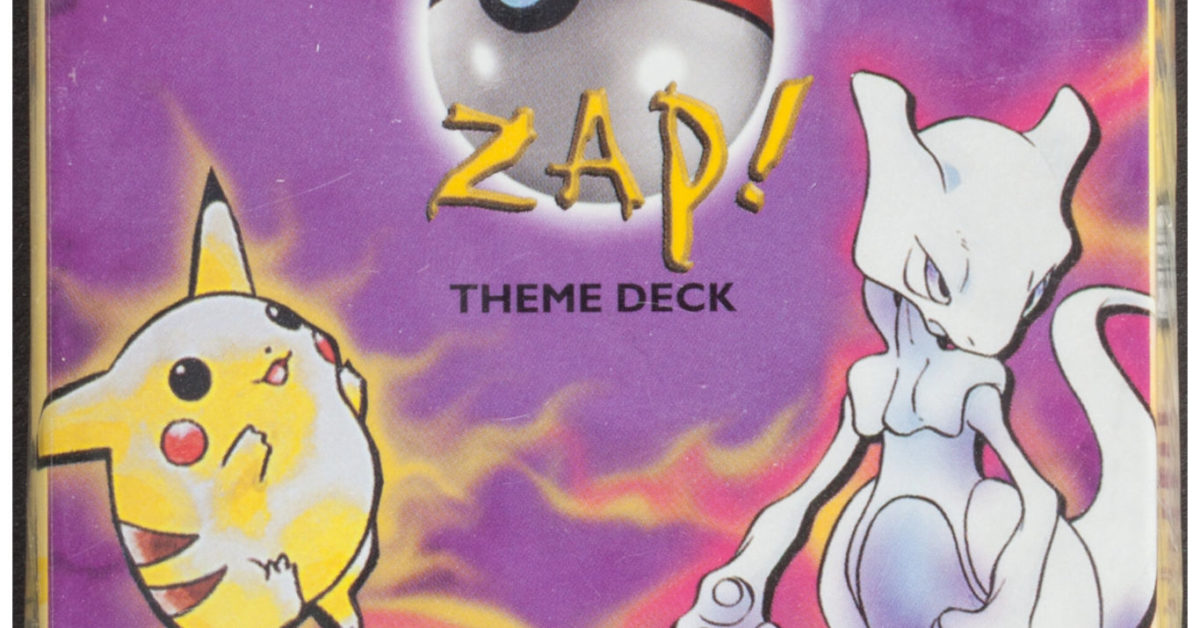 Pokémon TCG: Zap! Theme Deck Auctioning Over At Heritage Auctions