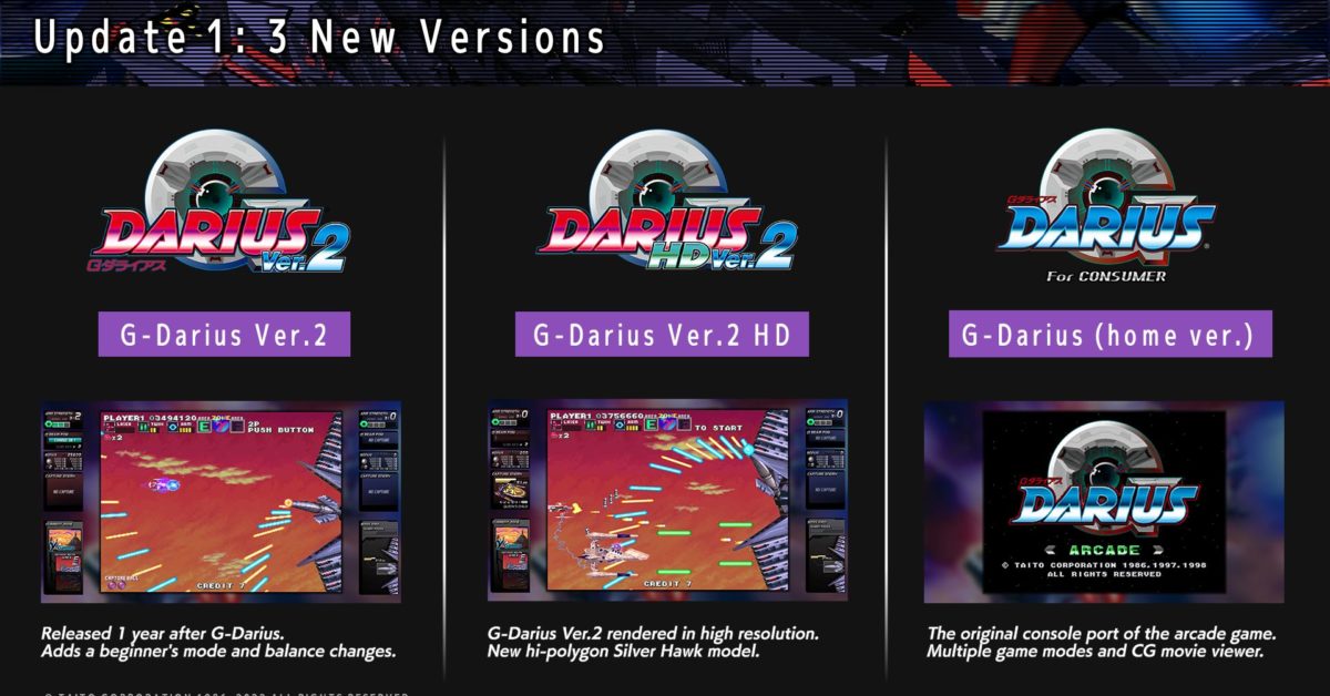 G-Darius HD Receives New Major Update With Extra Content