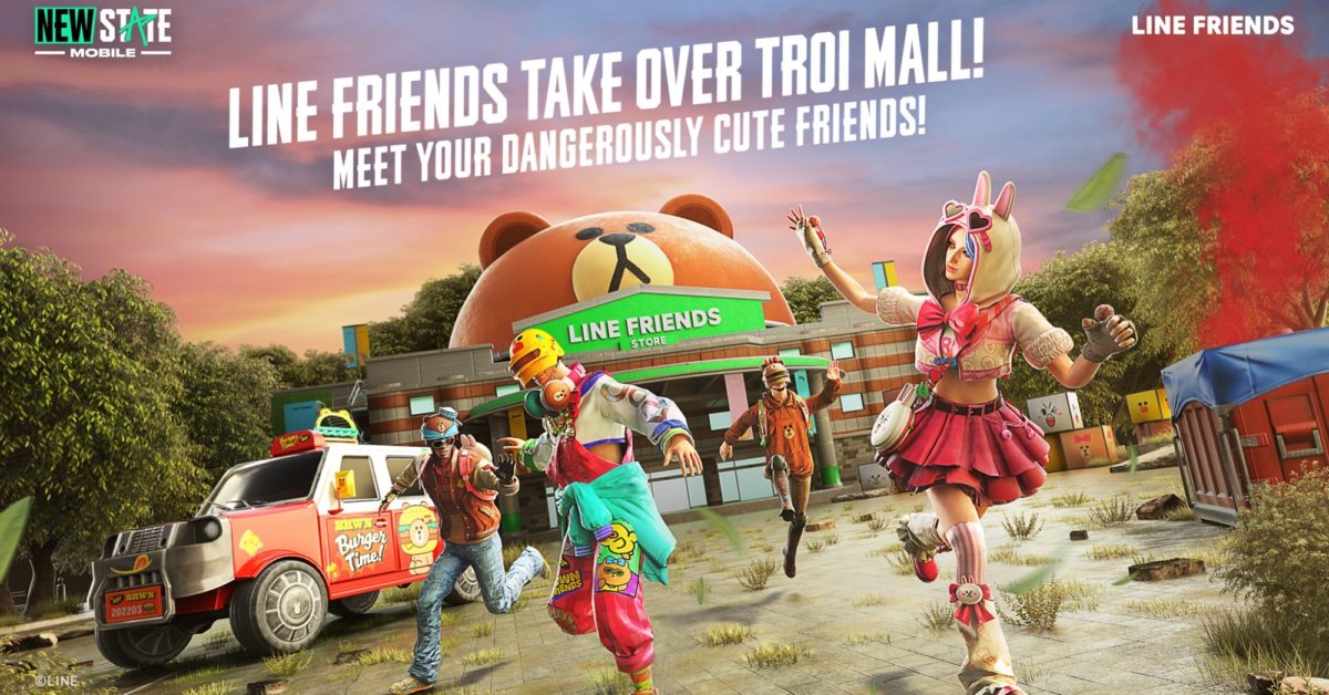 New State Mobile Launches New Update With Line Friends Collaboration