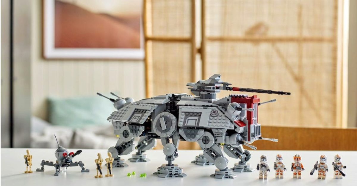 Take Down the Droid Army with LEGO’s New Star Wars AT-TE Set