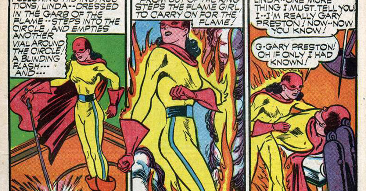 Flame Girl Catches Fire in Rare Wonderworld Comics #30, at Auction