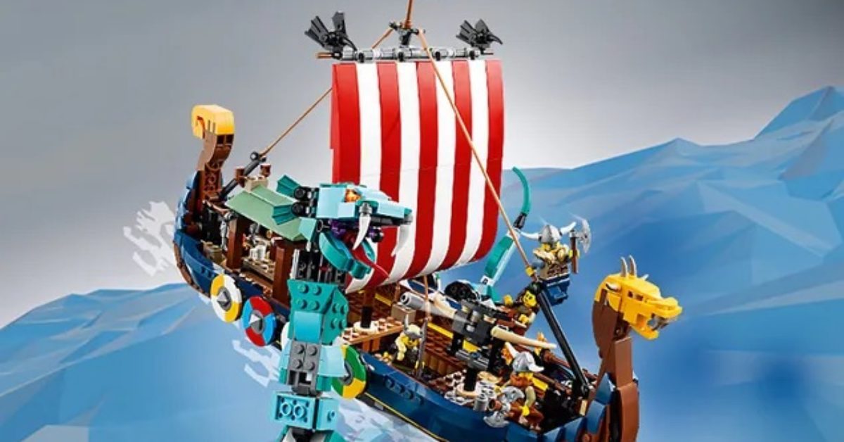Explore Midgard in Style with LEGO’s New 3-in-1 Viking Ship Set