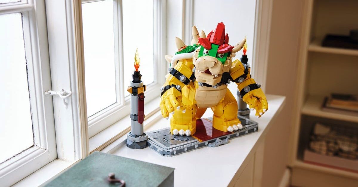 LEGO Reveals Super Mario Massive 2,807-Piece The Mighty Bowser Set