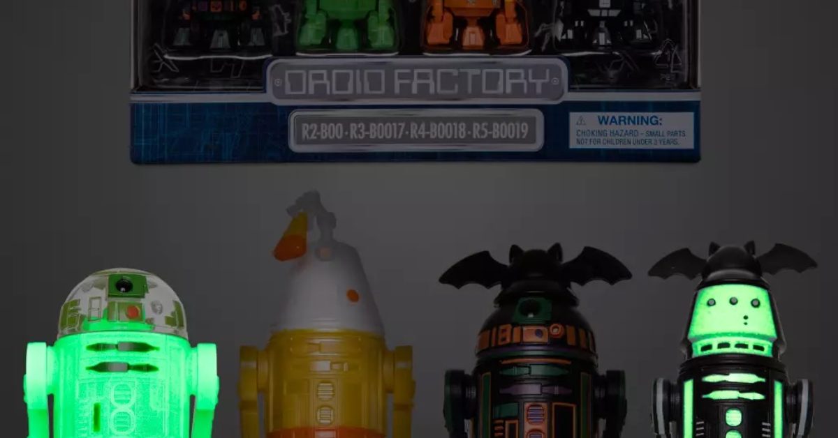 Star Wars Droid Factory Halloween Droid 4-Pack Arrives at shopDisney