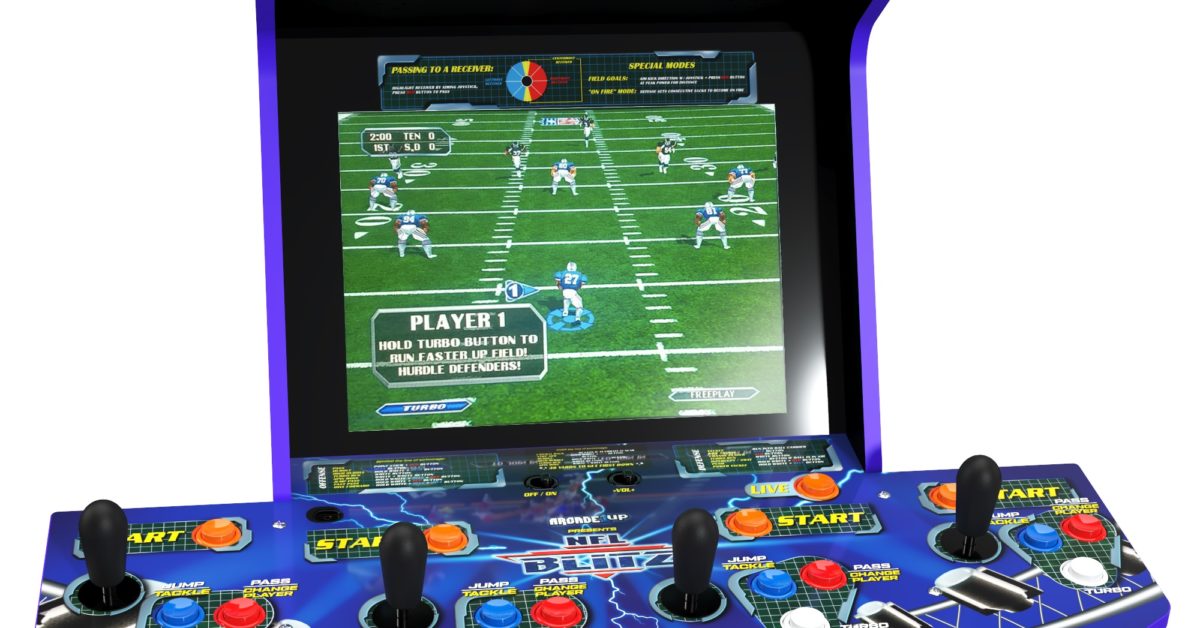 Arcade1Up Announces The NFL Blitz Legends Arcade Cabinet