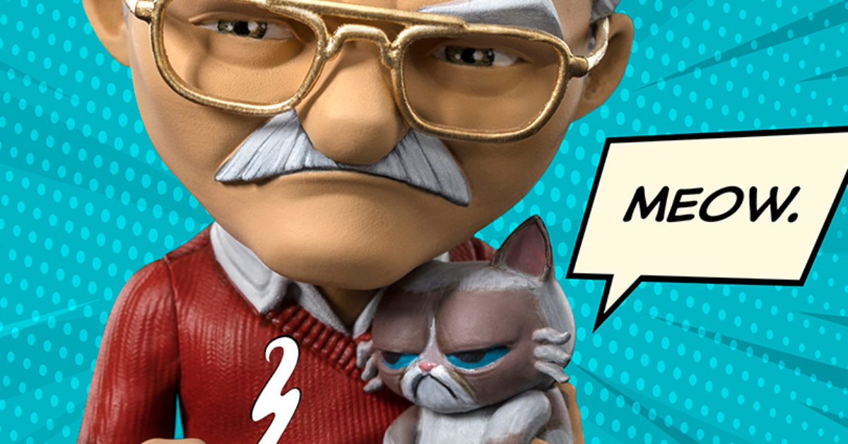 Stan Lee and Grumpy Cat Join Forces with New Iron Studios MiniCo