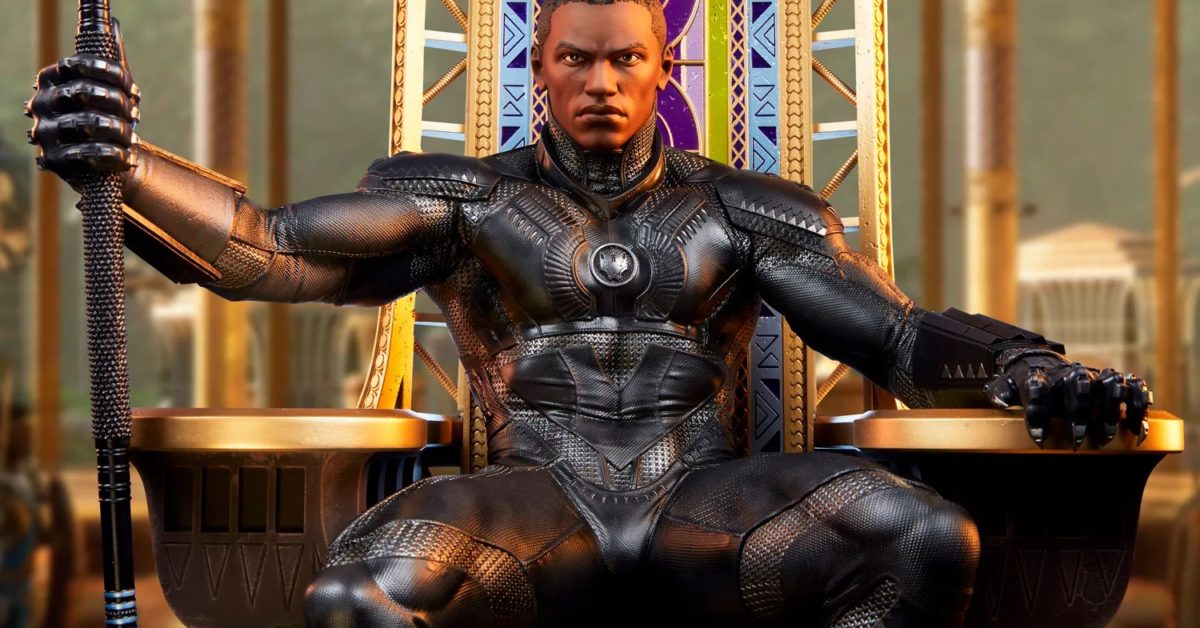 Black Panther Sits On His Throne with New PCS Collectibles