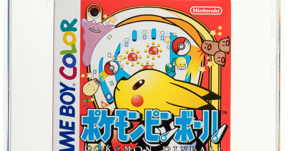 Pokémon Pinball Japanese Copy Up For Auction At Heritage Auctions