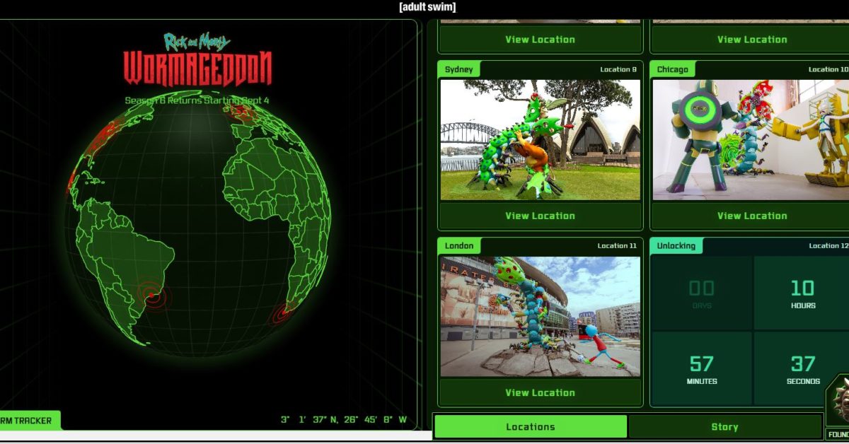Rick and Morty "Wormageddon" Location 11 Goes UK; Location 12 Later