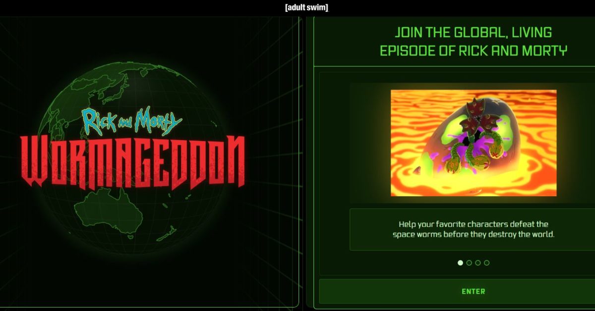 Rick and Morty "Wormageddon" Offers Global, Living Episode Experience