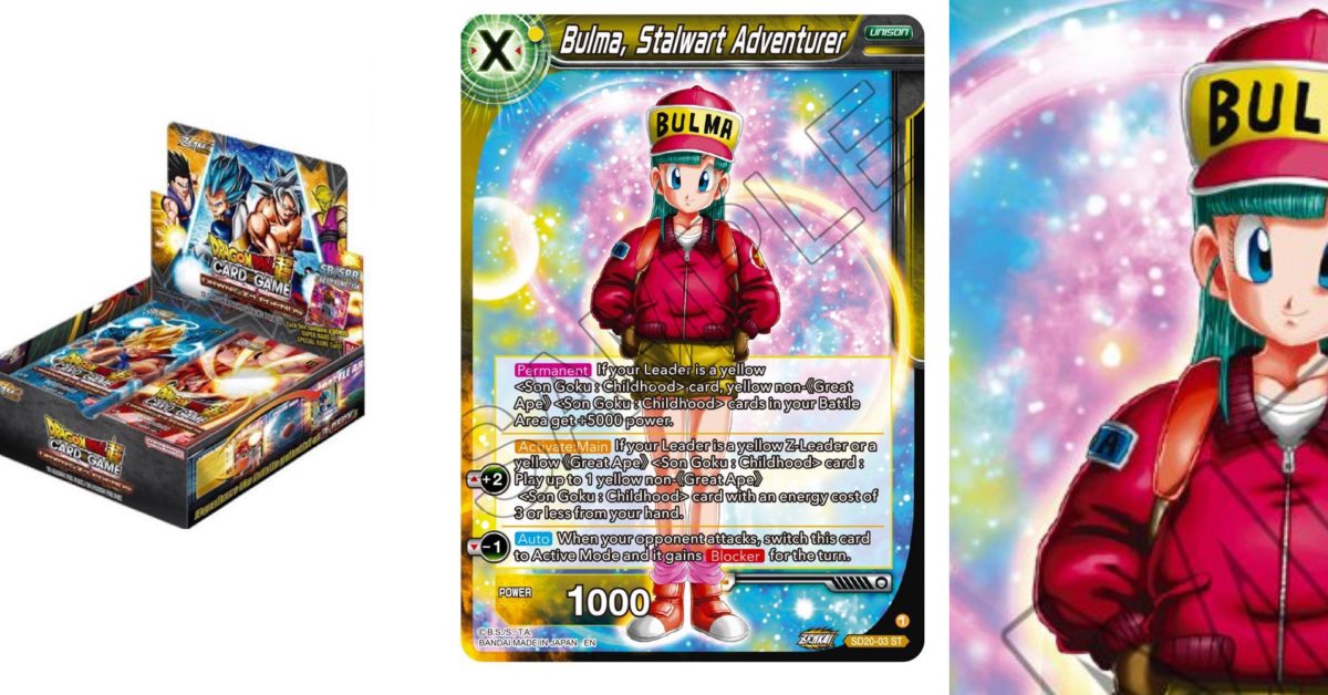 Dragon Ball Super Previews Dawn Of The Z-Legends: Deck Bulma