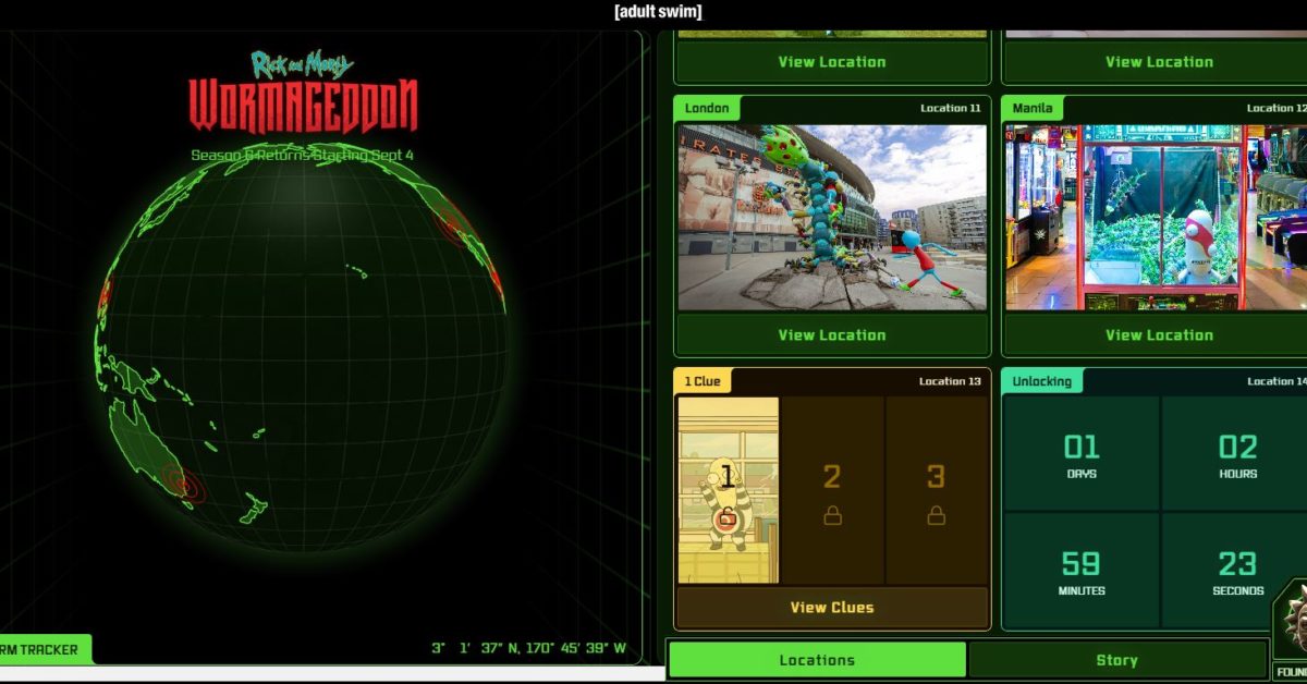 Rick and Morty "Wormageddon" Location 13 Clue: Mr. Hunted on The Hunt