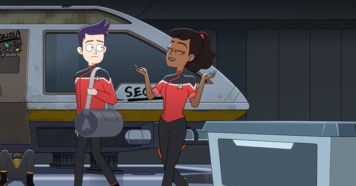 Star Trek: Lower Decks S03E05 Images: Mariner & Boimler Go Recruiting