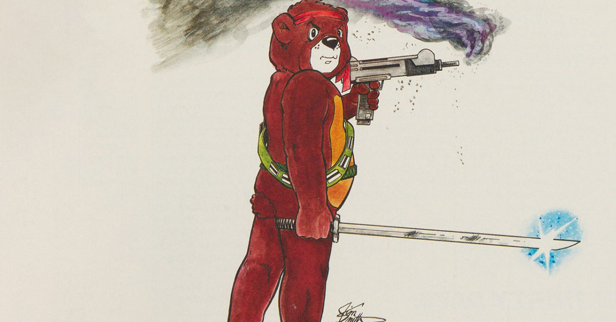 Boris the Bear Taking on the 1980s Comics Industry, Up for Auction