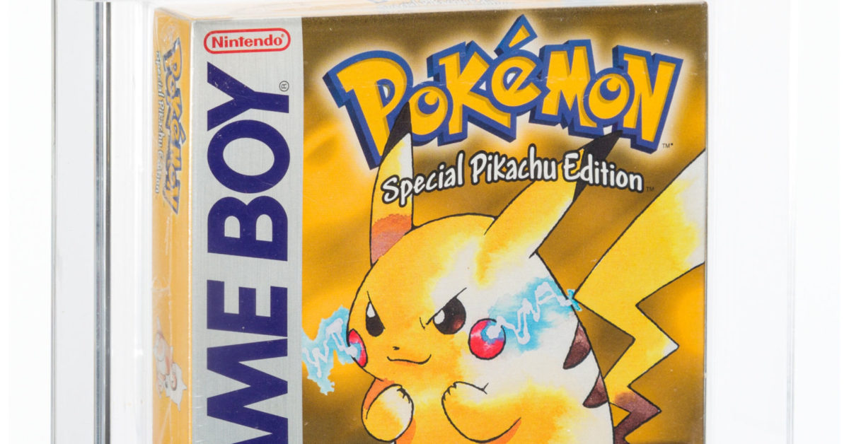 Pokémon Yellow Graded & Sealed Game Auction At Heritage Auctions