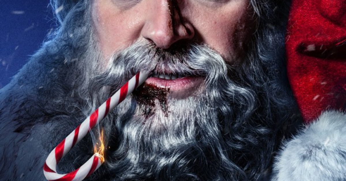 Violent Night Stars David Harbour As A Deranged Santa On Poster