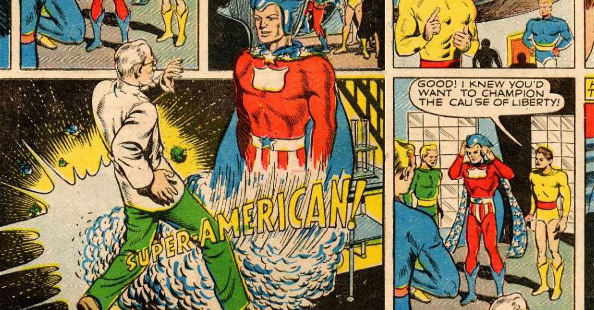 The Genesis of Fiction House's Super-American, at Auction