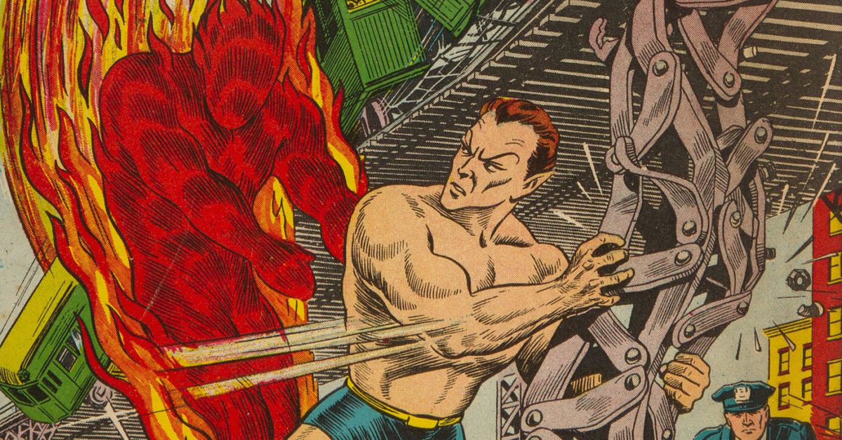 Namor vs Human Torch in Marvel Mystery Comics #9, Up for Auction