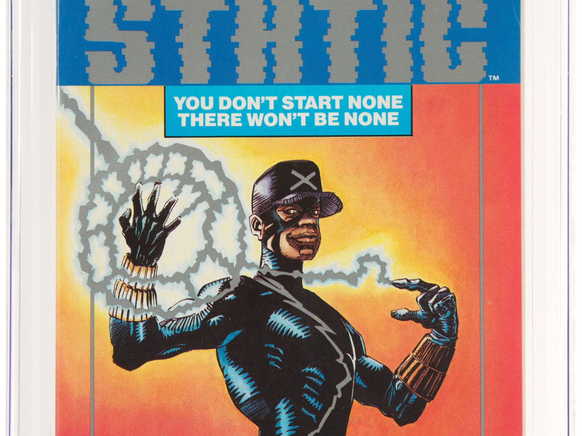 Static Shock Comic Cover