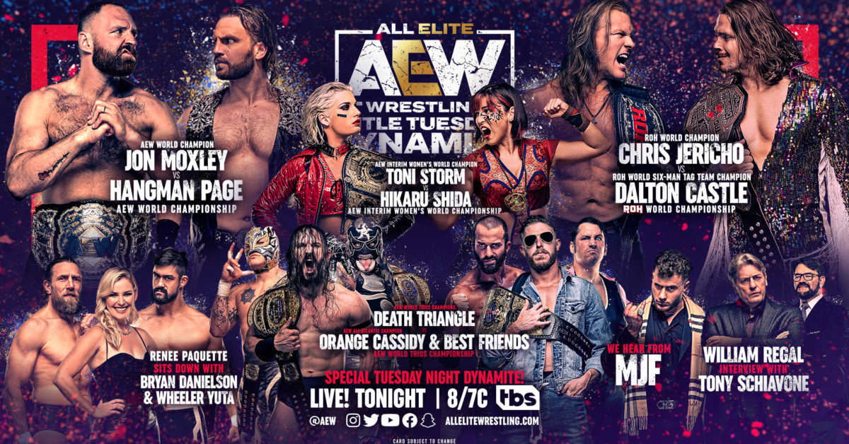 AEW Reignites Ratings Wars with Tuesday Night Dynamite Tonight