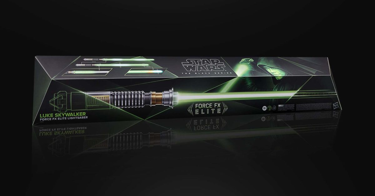 Star Wars ROTJ Luke Skywalker Force FX Lightsaber Debuts from Hasbro
