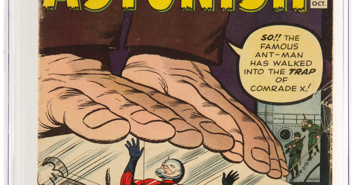 Ant-Man Gets Trapped On Tales To Astonish #36 Cover, Up for Auction