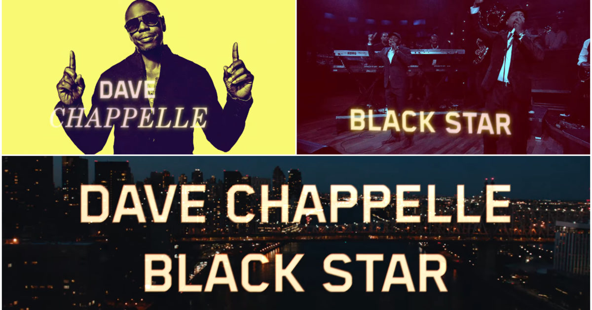 Saturday Night Live Intro Video Welcomes Dave Chappelle, Black Star