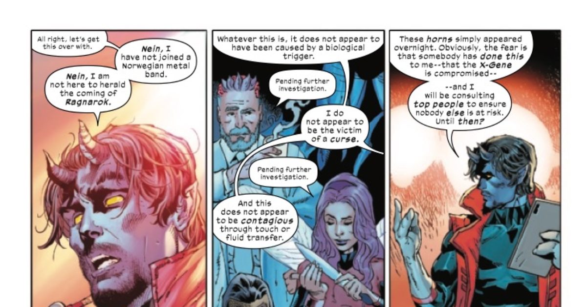 Legion of X #7 Preview: Nightcrawler Explains His Condition