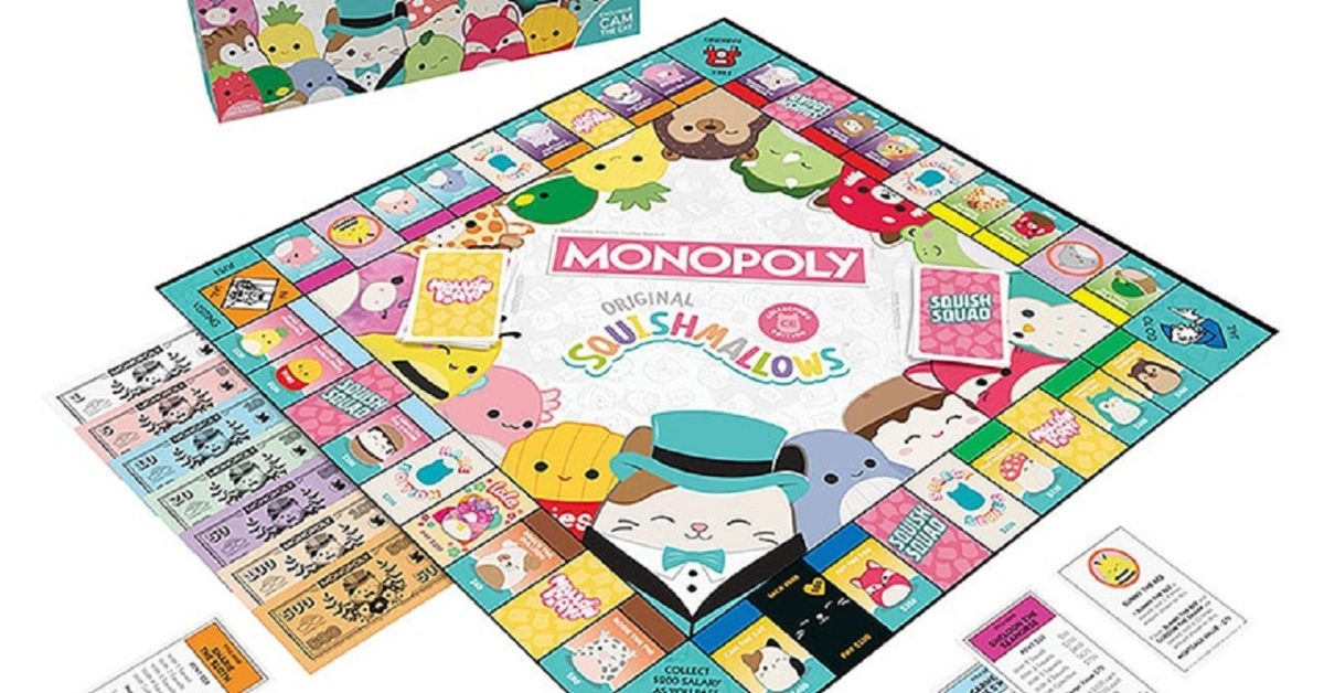 Squishmallows Receives Its Own Monopoly Game