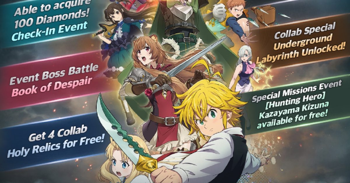 Seven Deadly Sins: Grand Cross Adds Rising Of The Shield Hero Content